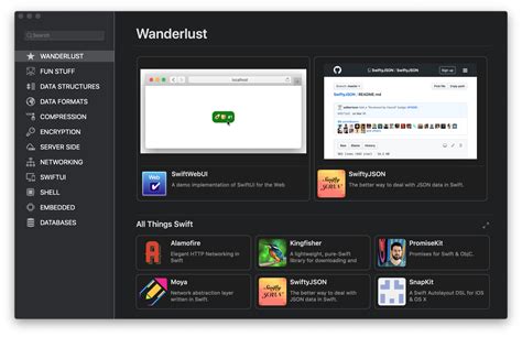 swiftpm catalog macos app