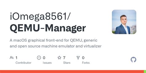 Github Iomega8561qemu Manager A Macos Graphical Front End For Qemu
