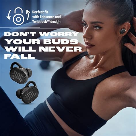 Jbl Endurance Race True Wireless In Ear Earbuds Active Sports Earbuds With Mic Hrs Playtime