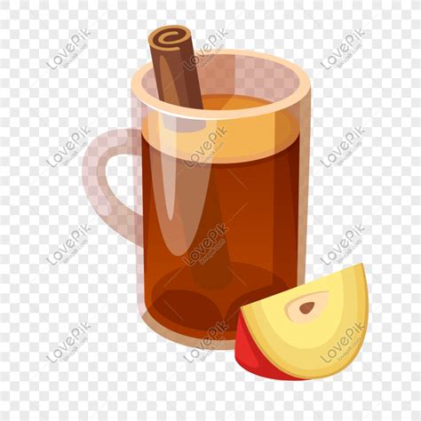 만화 손으로 그려진 여름 사과 주스 Png 일러스트 무료 다운로드 Lovepik