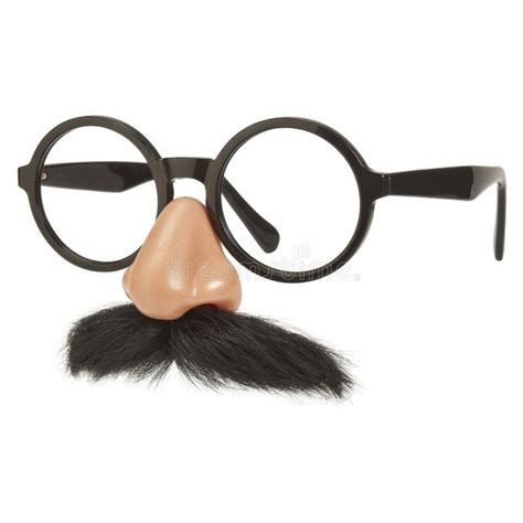 Classic Funny Disguise Glasses With Attached Fake Nose And Mustache