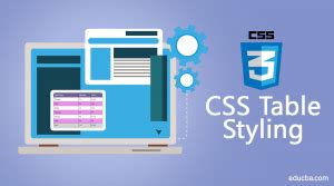 Css Table Styling Essential Properties Of Css Table For Styling
