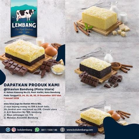 Bolu Susu Lembang Oleh Oleh Bandung Dari Olahan Susu Sapi Murni