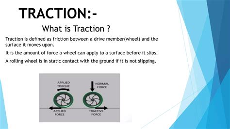 Traction And Tractive Effort Pptx