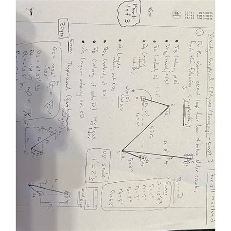 Solved I Am Tasked With Draw A Velocity Polygon For The