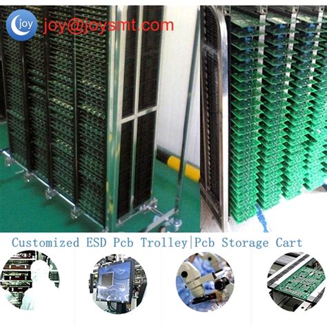 Customized Esd Pcb Trolleypcb Storage Cart For Smt Workshop