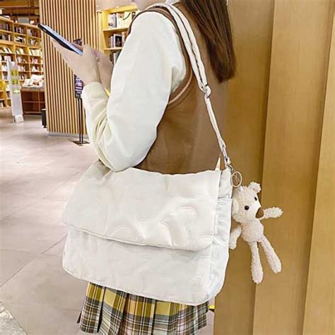 패션레스토랑 여자 하트 패턴 크로스백 문양 메신저백 중학생 고등학생 귀여운 생활방수 예쁜 귀여운