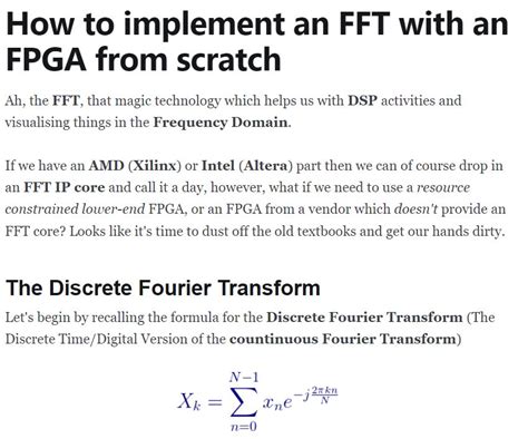 theeeview on linkedin fft dsp fpga theeeview 13 comments