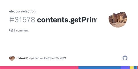 Contentsgetprinters‏ · Issue 31578 · Electronelectron · Github