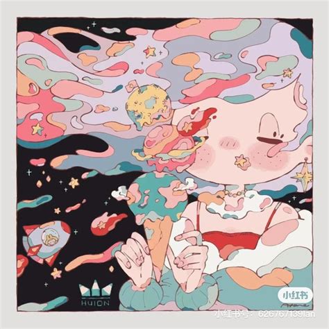 Pin by 鸢飞圆跃 on 色彩 Illustrations and posters Illustration Dreamy art