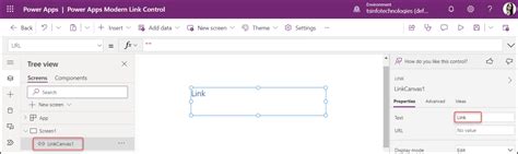 Power Apps Modern Link Control Detailed Tutorial Sharepoint And Microsoft Power Platform