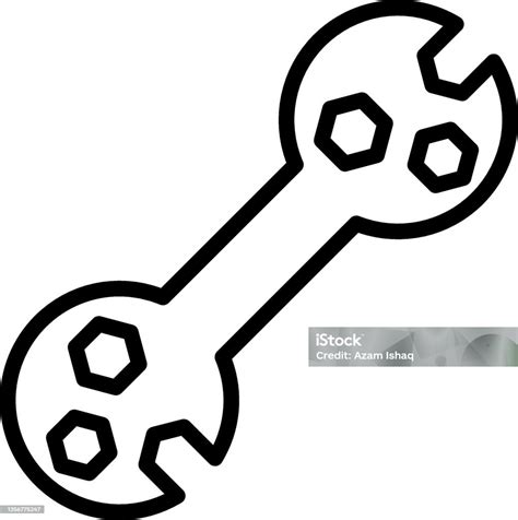 헥사 키 컨셉 리피링 툴 벡터 아이콘 디자인 사이클링 스포츠 심볼 자전거 표지판 자전거 장비 스톡 일러스트레이션을 갖춘 자전거