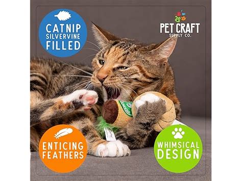 Silly Snacks And Funny Food Crinkle Cat Toys