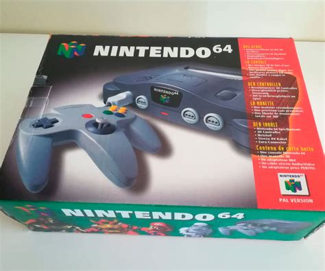 Nintendo 64 Console Box European Edition