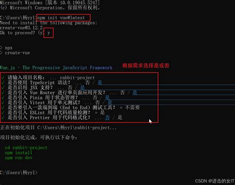 创建vue2项目或vue3项目超详细！ vue2和vue3创建项目 csdn博客
