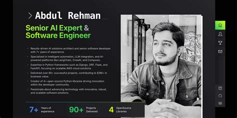 Abdul Rehman Abdul Rehman Senior Ai Engineer And Full Stack Python Developer