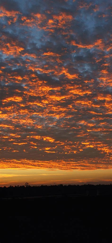 Sky Clouds Sunset Wallpaper