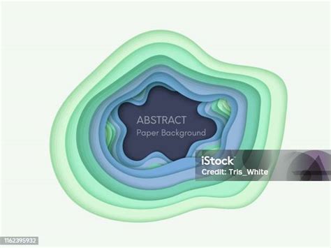 페이퍼컷 모양이 있는 추상3d 배경입니다 종이 디자인 벡터 창조적 인 트렌디 한 일러스트 레이션 0명에 대한 스톡 벡터 아트 및 기타 이미지 Istock