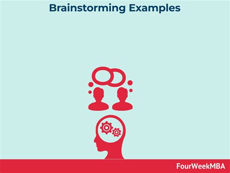 Brainstorming Examples FourWeekMBA