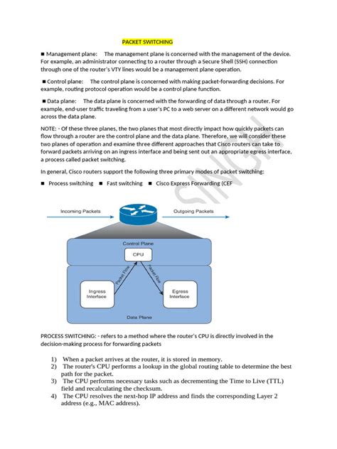 packet switching pdf router computing ip address