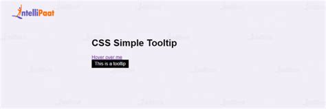 CSS Tooltips How To Create Responsive Tooltips With CSS Intellipaat