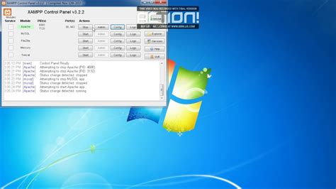 Apache Server Has Stopped Working Xampp Windows 7 Youtube