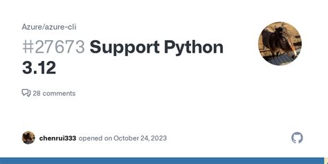Support Python 312 · Issue 27673 · Azureazure Cli · Github