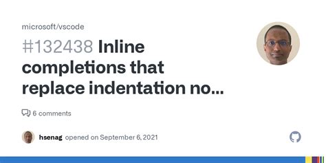Inline Completions That Replace Indentation Not Consistently Showing Issue Microsoft