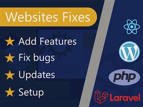 Fix Both The Frontend And Backend Of Your Website By Tbibbs Fiverr