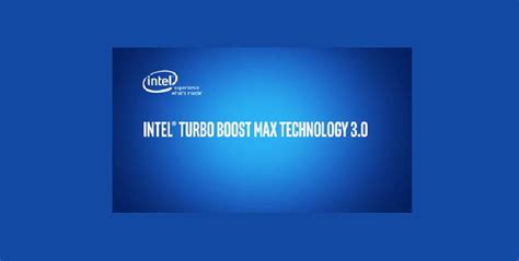 How To Enable Or Disable Intel Turbo Boost Max Technology On Windows