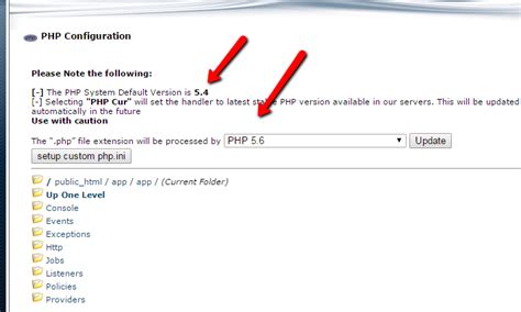 Apache Laravel Thinks That My Php Version Does Not Meet Their Minimum Requirement Even If It