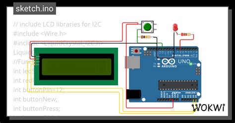 Upcounter With Pause With Lcd I C Wokwi Esp Stm Arduino Simulator