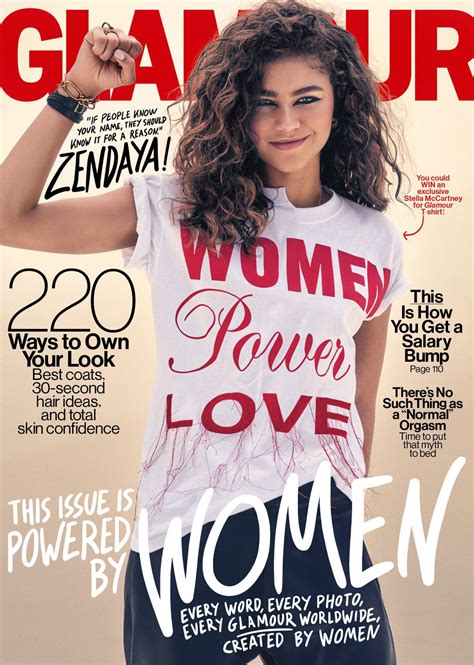 Zendaya Glamour Magazine November 2017 Cover And Photos • Celebmafia