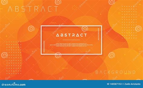 Dynamic Textured Background Design In 3d Style With Orange Color Eps10 Vector Background Stock