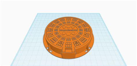 Free Stl File Manhole 17 Scale・model To Download And 3d Print・cults