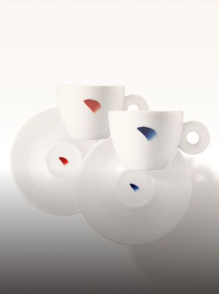 2 Espresso Cups Coffee Set Bonvicini And Neshat Illy Art Collection