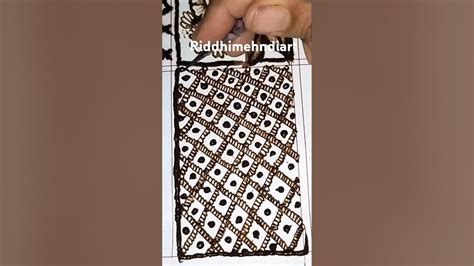 Very Easy Grid For Beginners Youtubeshorts Shorts Viralvideo Trending Mehndi Youtube