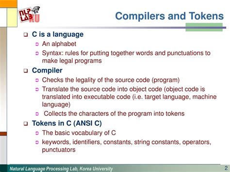 Ppt Chapter2 Lexical Elements Operatorsand The C System Powerpoint