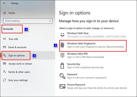 Enable Windows Hello In Windows Secure Your Device