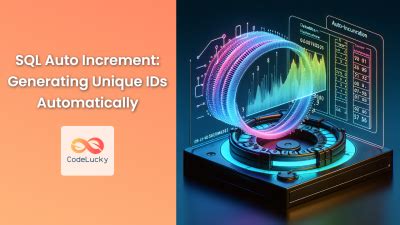 SQL Auto Increment Generating Unique IDs Automatically CodeLucky