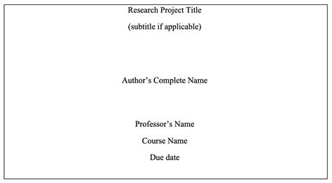 MLA Cover Page Maker Make An MLA Style Title Page For Free