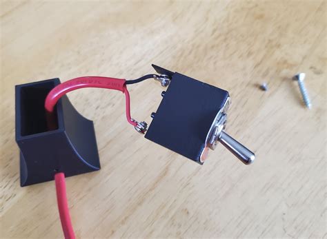 12 V Toggle Switch Wall Mount By Rob Latour Download Free Stl Model