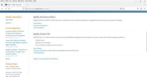 Instalación de MySQL Server y MySQL Workbench