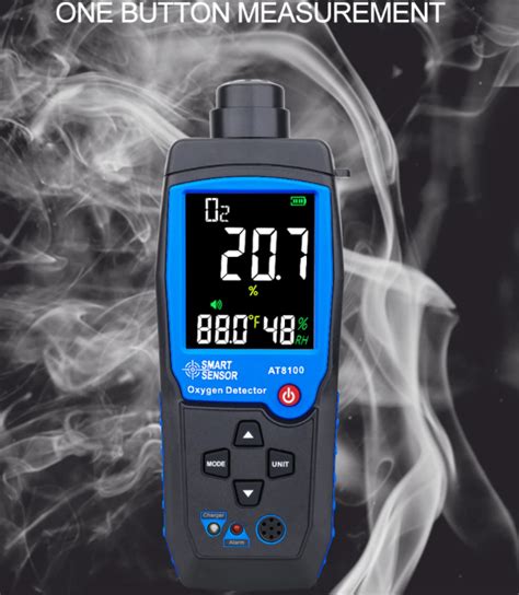 Oxygen Meter Detector O2 Gas Analyzer Reads Monitor In Air Tester 0 25