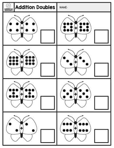First Grade Addition Worksheets Superstar Worksheets