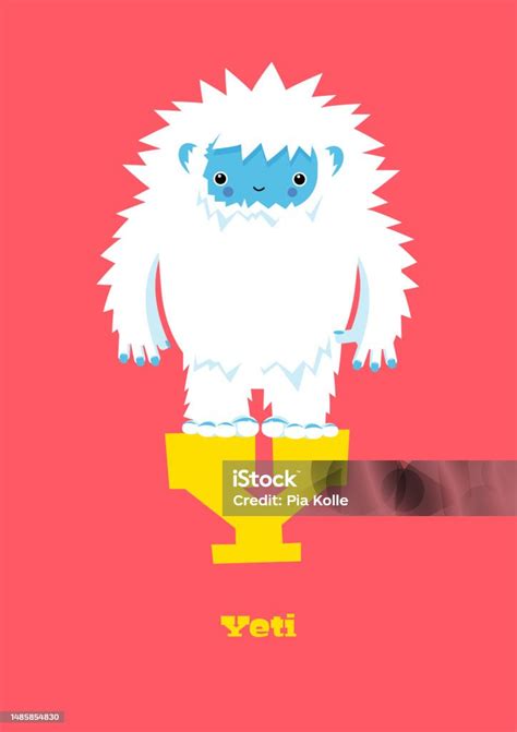 예티 Kawaiiabc A부터 Z까지의 알파벳과 타이포그래피 어린이 방 보육원이 있는 일본식 귀여운 삽화 예티에 대한 스톡 벡터 아트 및 기타 이미지 Istock