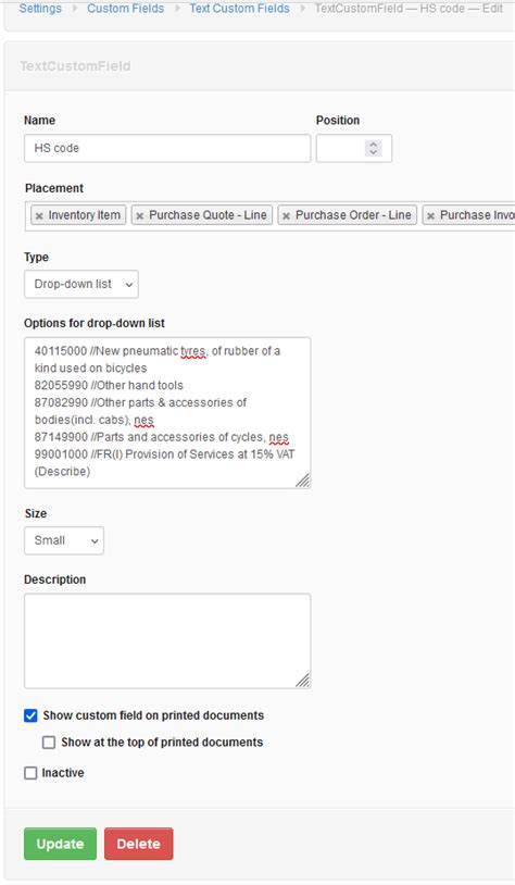 Descriptions For Options In Dropdown Custom Field Manager Forum