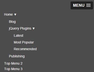 Creating A Responsive Mobile Navigation Menu With Slicknav JQuery Plugin Free JQuery Plugins