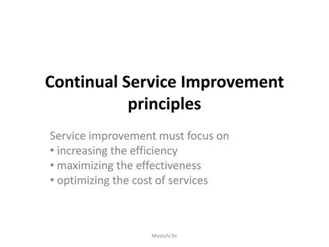 CSI Principles PPT