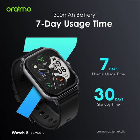 Oraimo Watch 5 Smartwatch Osw 805 Tech Den Smartwatch And Gadget